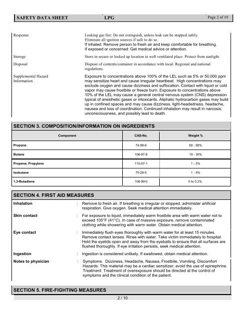SAFETY DATA SHEET