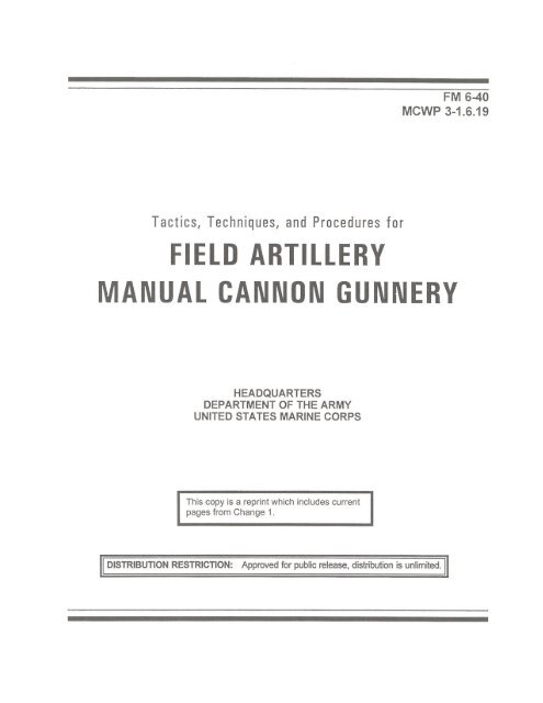 fire mission messages - Army Electronic Publications & Forms - U.S.