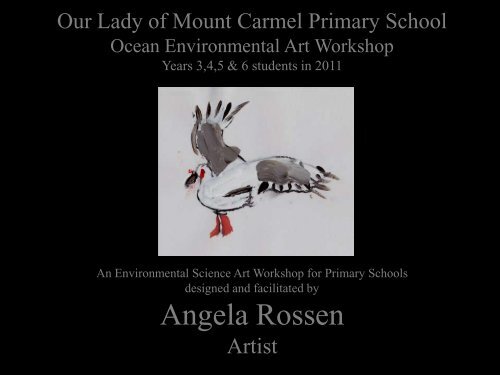 Ocean Environmental Art Workshop - Angela Rossen