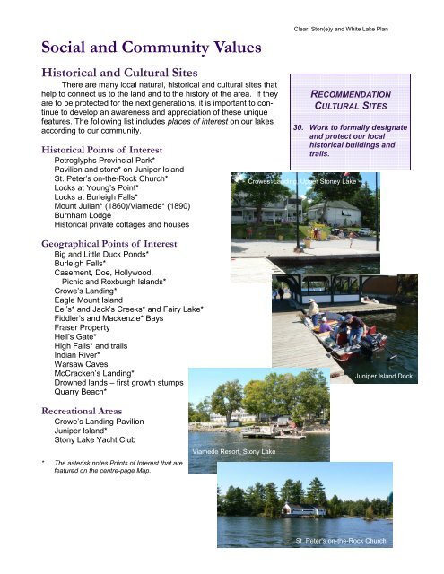 Social and Community Values - Lakefield Herald