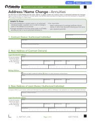 Annuity Partial Withdrawal Request Form (PDF) - Fidelity