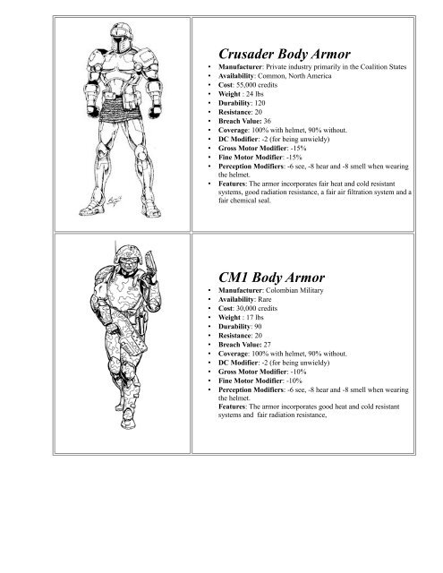 Crusader Body