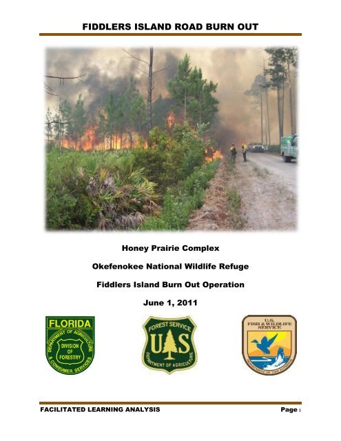 fiddlers island road burn out - Wildland Fire Lessons Learned Center