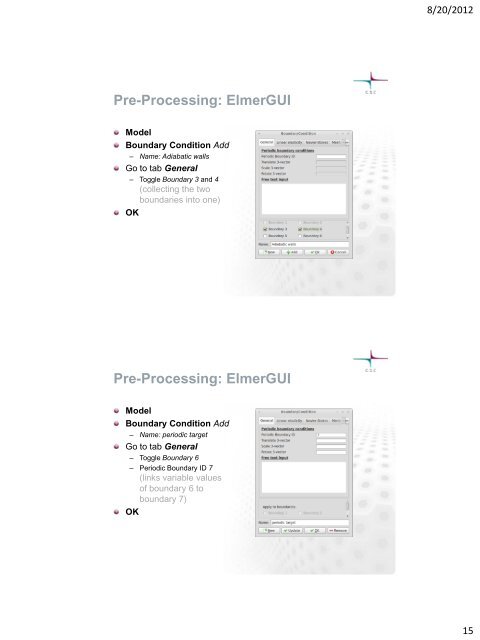 Pre-Processing: Elmer