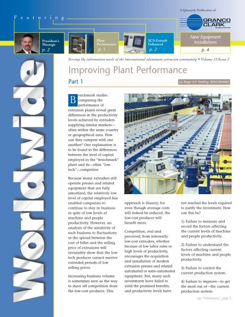 Volume 11, Issue 2 - Granco Clark