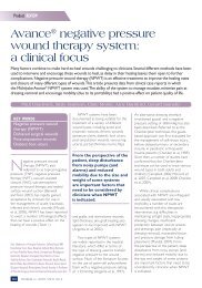 Bridging Two Wounds - Negative Pressure Wound Therapy from ...