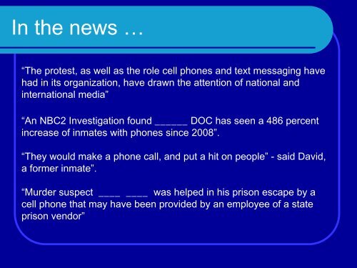 In the news … “The ph