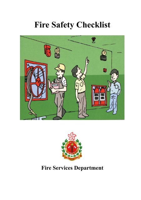 Fire Safety Checklist - Hong Kong Fire Services Department