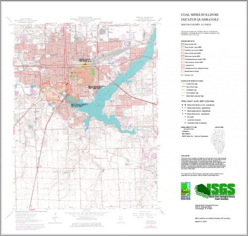 Decatur Quadrangle Map and Directory - Illinois State Geological ...