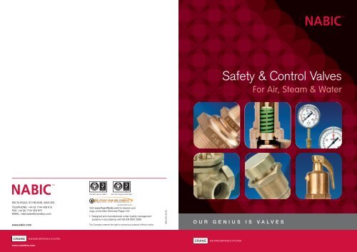 NABIC Safety and Control Valves - BSS Industrial