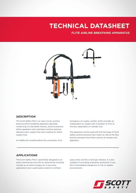 FLITE Escape Datasheet ANZ - Scott