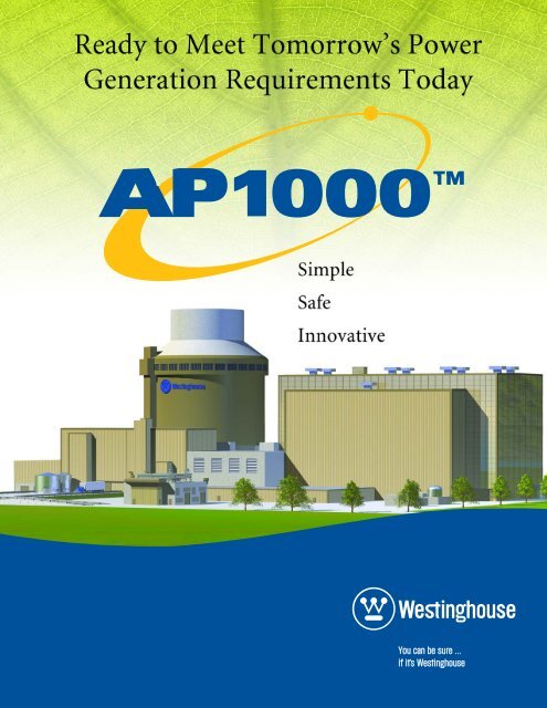 AP1000 Brochure - Westinghouse