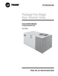 5 Toneladas Series MCX - Climas Trane