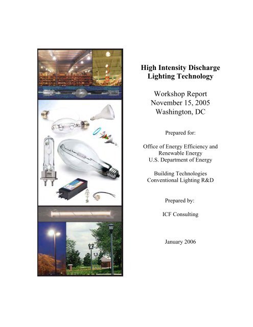 High Intensity Discharge Lighting Technology Workshop Report