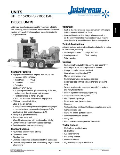 Diesel Units - Jetstream