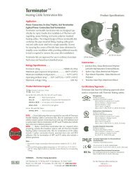 RTD-100 Product Specification - Thermon Manufacturing Company