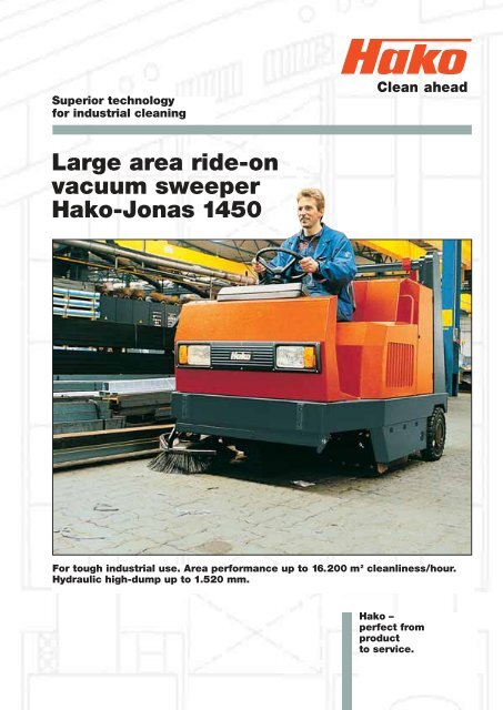 Leaflet Hako Sweeper Jonas 1450