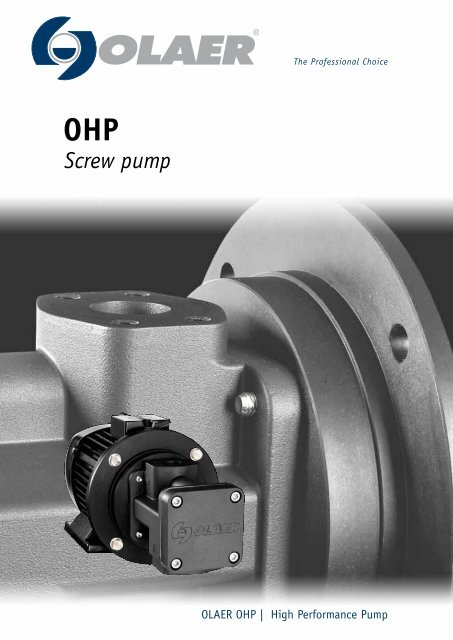 OHP Screw pump - OLAER