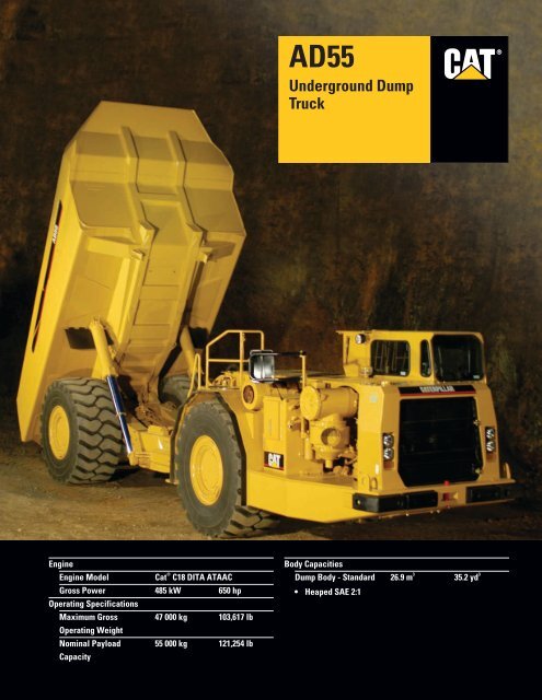 AD55 Underground Dump Truck, AEHQ5604