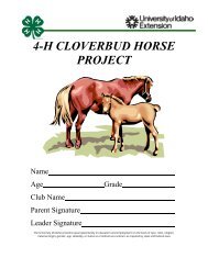 4-H Cloverbud Activity Book C - Taylor County - University of ...