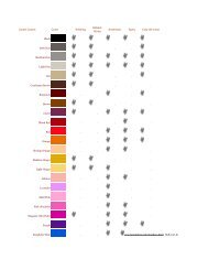 FME Color Chart (pdf) - Lock Stock & Barrell, Inc.