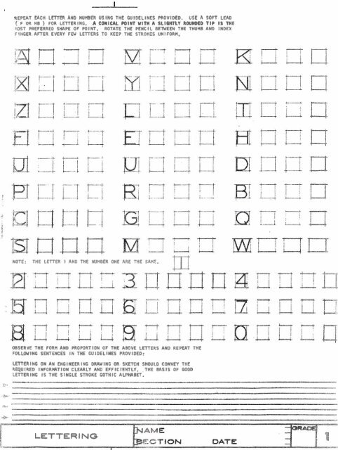 Engineering Drawing Alphabet Letters Pdf - Infoupdate.org