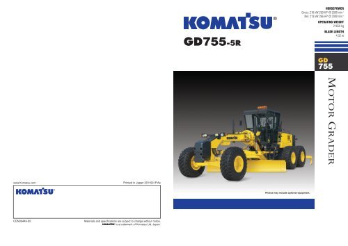 GD755-5R - Komatsu