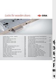 cylinder mortice locks with swing bolt - Cisa