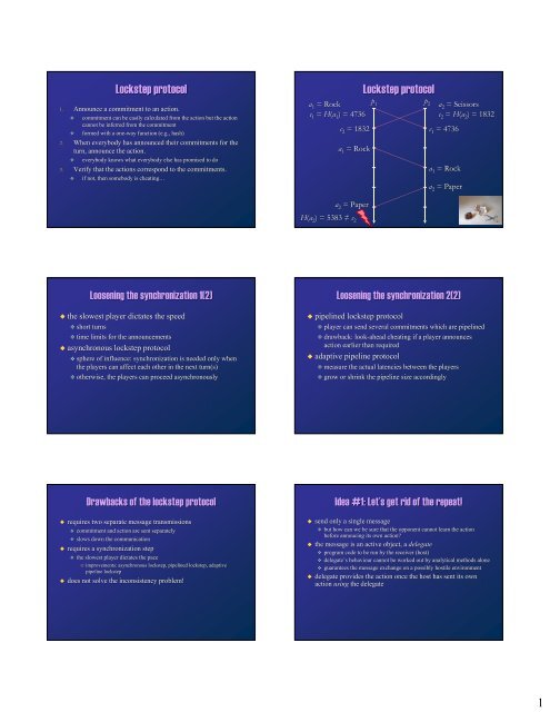 Lockstep protocol Lockstep protocol