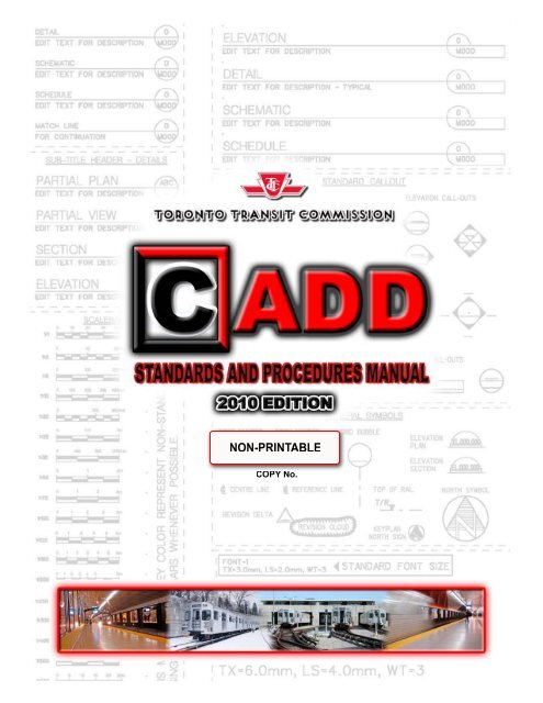 CADD Standards and Procedures Manual - TTC