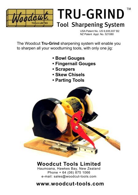 Tool Sharpening System - Woodcut Tools