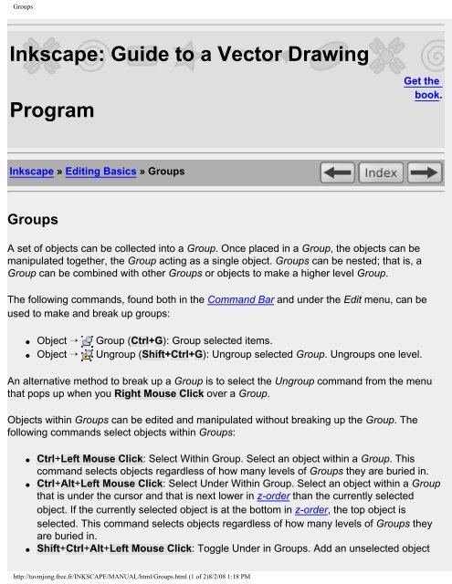 Groups Inkscape