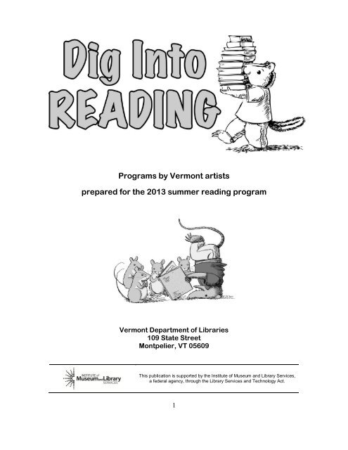 Performer Book - Vermont Department of Libraries - Vermont.gov