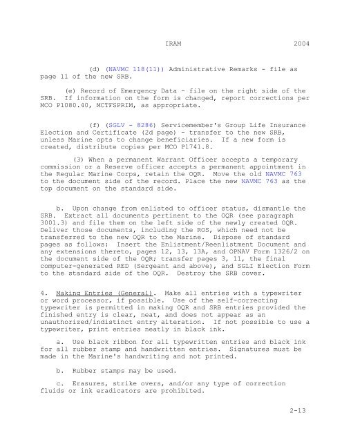 2004 IRAM (4) OQR and SRB