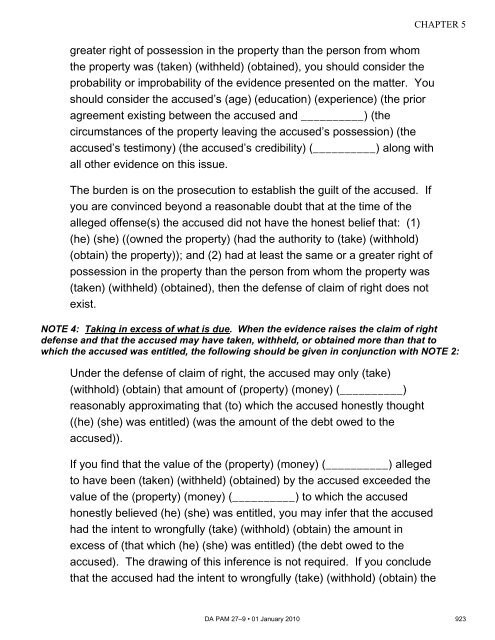 CHAPTER 5 on the prosecut