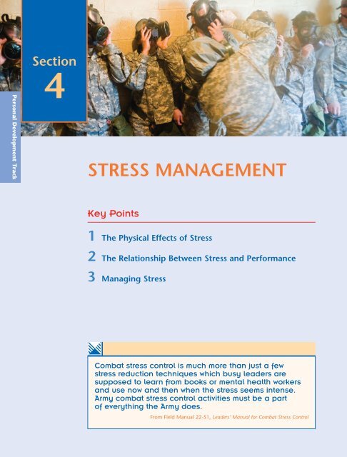 STRESS MANAGEMENT - UNC Charlotte Army ROTC