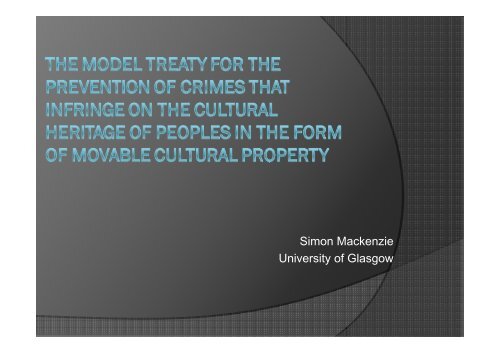 Simon Mackenzie University of Glasgow