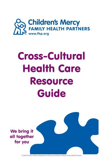 Cross-Cultural Health Care Resource Guide - Children's Mercy ...