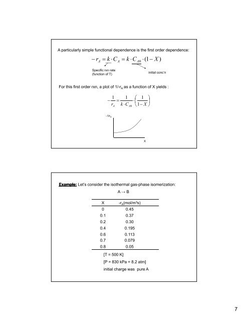 PFR (Design Equation) Sub
