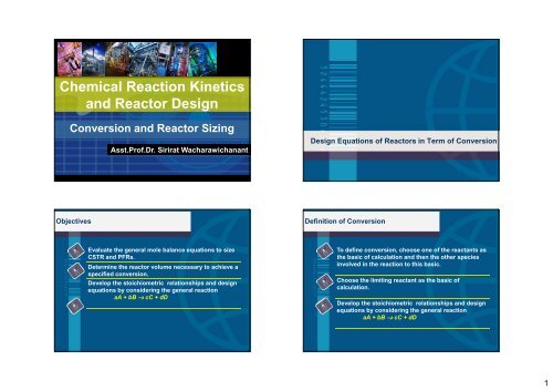 Chemical Reaction Kinetics and Reactor Design