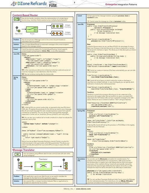 Content-Based Router How