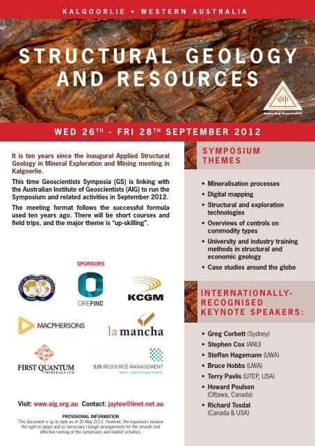 Structural Geology and Resources - Society of Economic Geologists