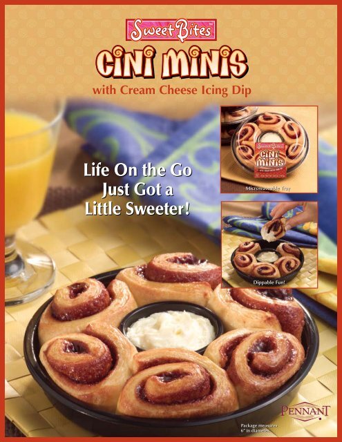 Cini Mini Sell Sheet Brochure - Pennant Foods