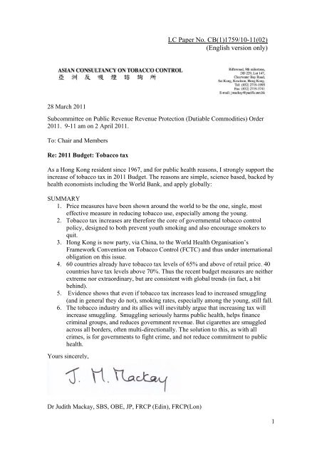 LC Paper No. CB(1)1759/10-11(02) (English version only)