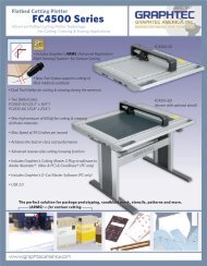 FC5100 CUTTING PRO USER MANUAL - Graphtec America
