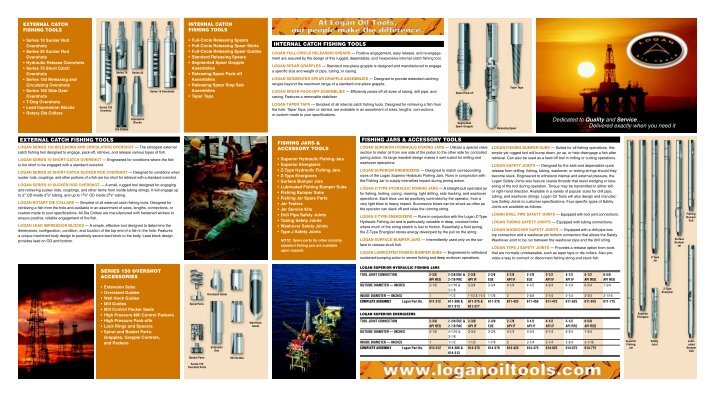 13 free Magazines from LOGANOILTOOLS.COM