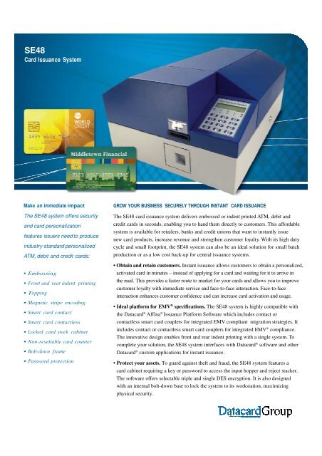 SE48 Card Issuance System - PHRS Card Solutions