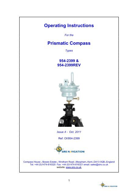 Prismatic Compass How To Use