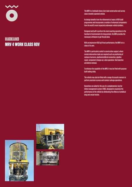 HARKAND MRV 4 WoRK ClAss RoV