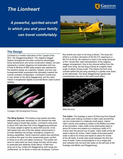 The Lionheart - Griffon Aerospace